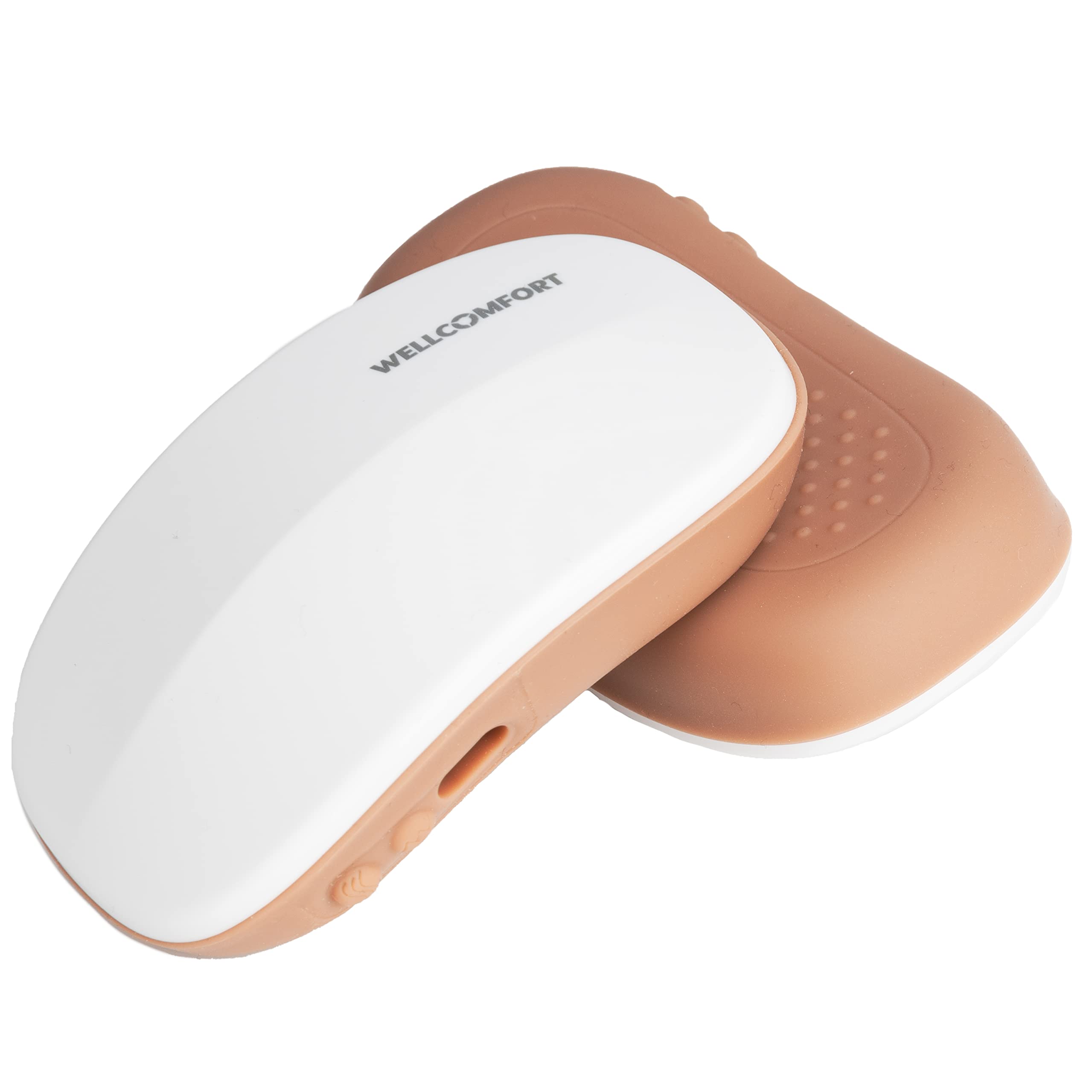 WELLCOMFORT 2-in-1 Warming Lactation Massager, Adjustable Heat & Vibration Modes for Clogged Milk Ducts, Pumping and Breastfeeding Essential, FSA/HSA Eligible (2 Pack)