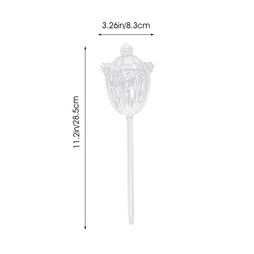 Yardwe House Plants House Plants Indoors Live 2pcs Practical Bonsai Plant Watering Globe Clear Glass Watering Device Cute Shape Waterer Bulb House Plants Plant Watering Globes