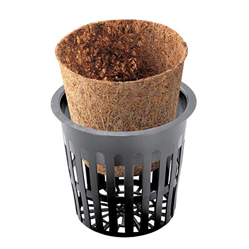 Miracle-Gro Twelve Transplanting Kit, Includes 4 Coir Liners and 4 Large Net Cups - Use Twelve Indoor Growing System - Designed for Growing Plants in Hydroponic Systems