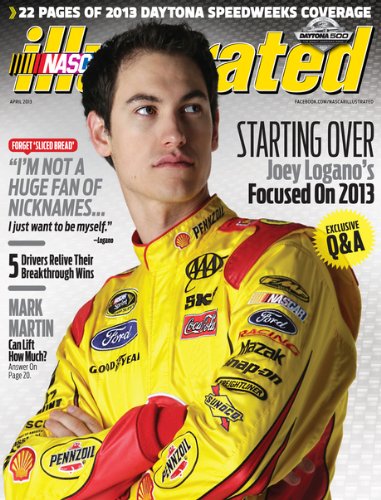 Nascar Illustrated April 2013 Joey Logano's