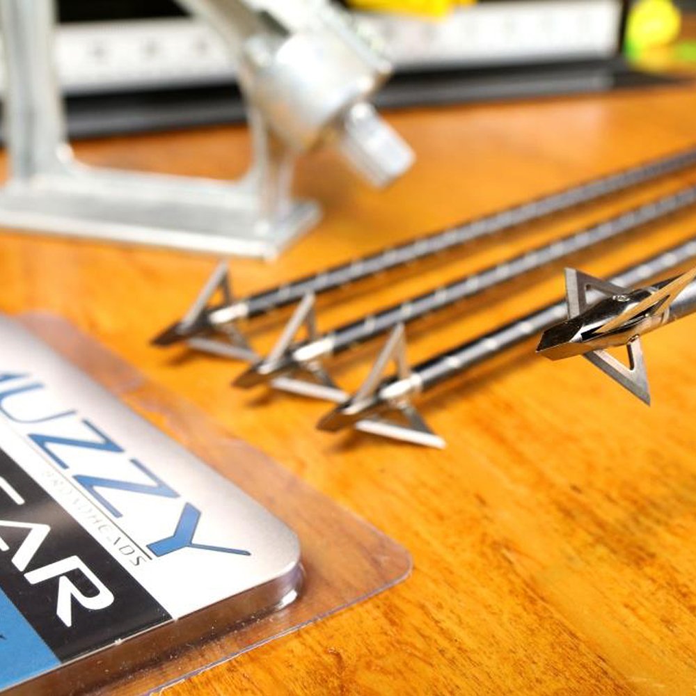 Muzzy Trocar 100 Grain 3-Blade Broadhead – 3 Pack, Multi, One Size,Silver
