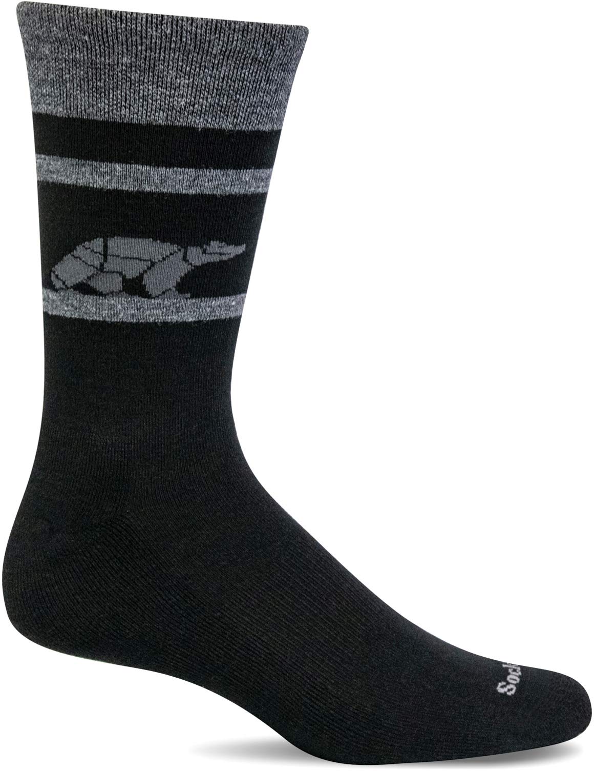 Sockwell Men's Ursa Crew Sock, Denim - L/XL