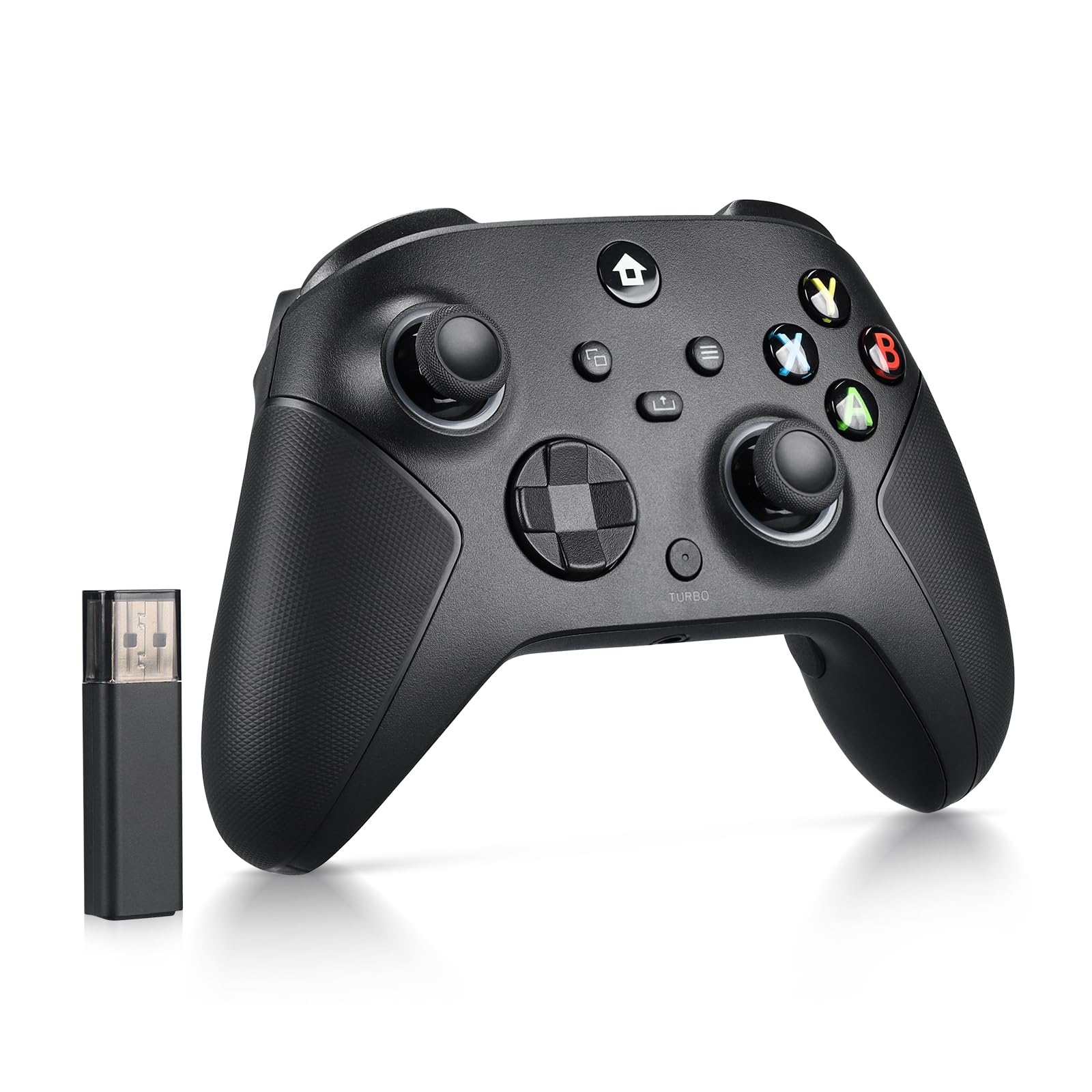 TECTINTER Xbox One Controller Wireless, 2.4GHZ Game Controller Compatible with Xbox One/One S/One X/One Series X/S/Elite/PC Windows 7/8/10/PS3, Built-in Dual Vibra