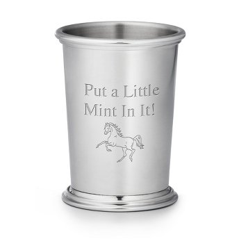 The Fine Swine Personalized 9oz Pewter Cup