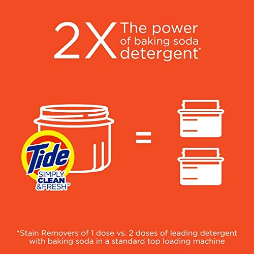 Tide Simply Clean & Fresh Liquid Laundry Detergent, Refreshing Breeze, 128 fl oz (3.78 L)