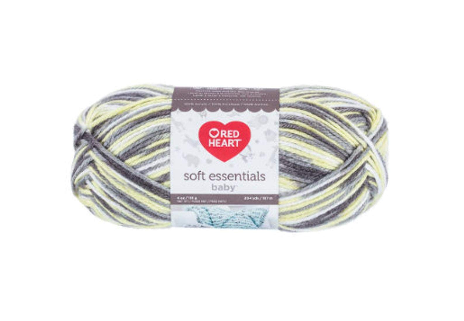 Red Heart Soft Essentials Baby Knitting & Crochet Yarn (Pink Lemonade)