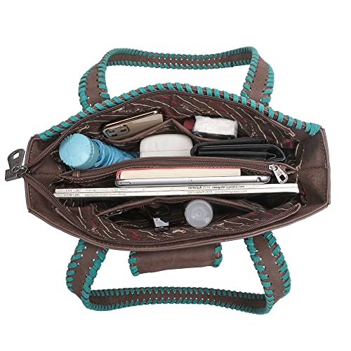 Montana West Western Handbag Purse Tote Shoulder Bag for Women with Wallet MW1057G-8317CF+W