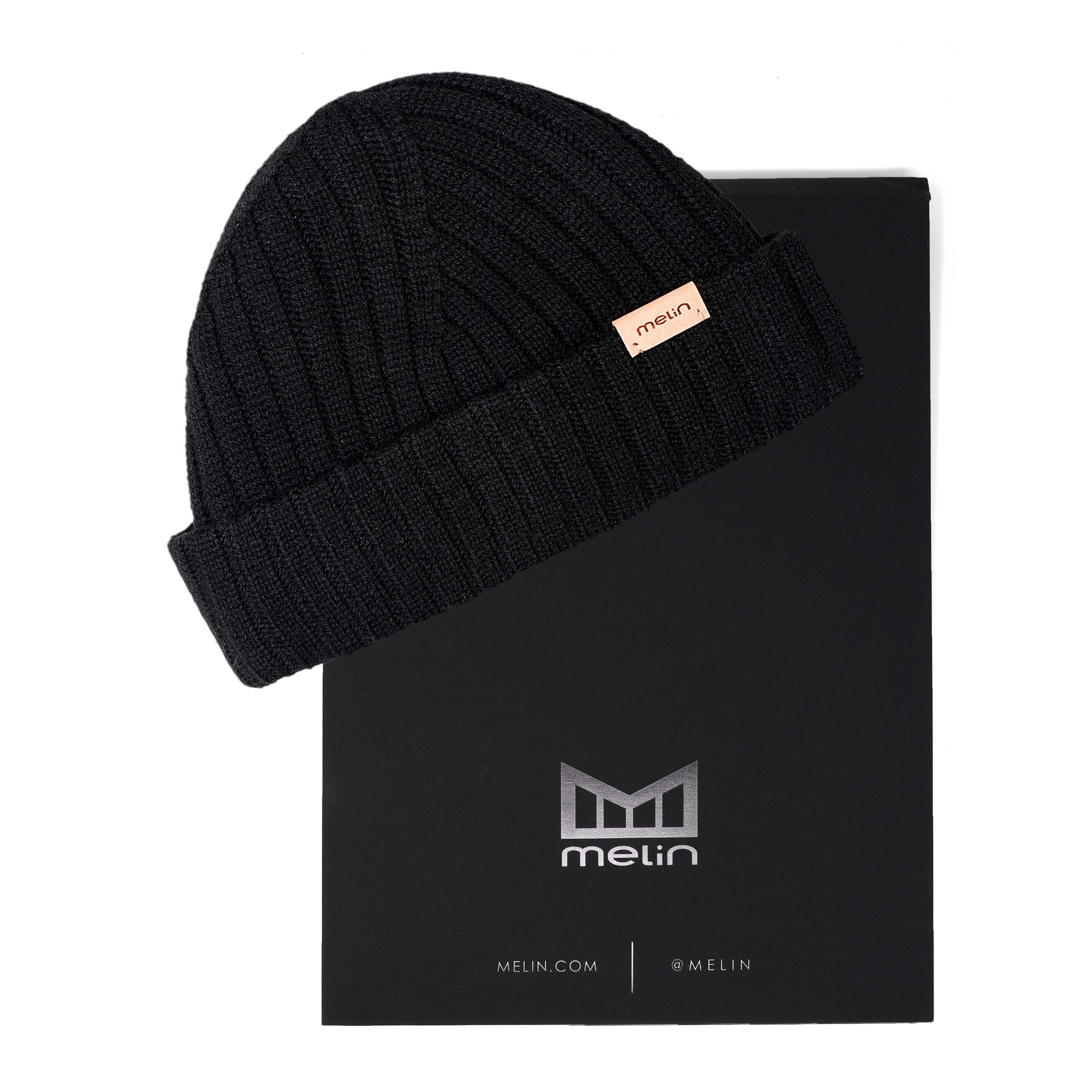 melin All Day Beanie, Cashmere Winter Hat, Ultra-Soft Ski Cap for Men & Women, Heather Grey