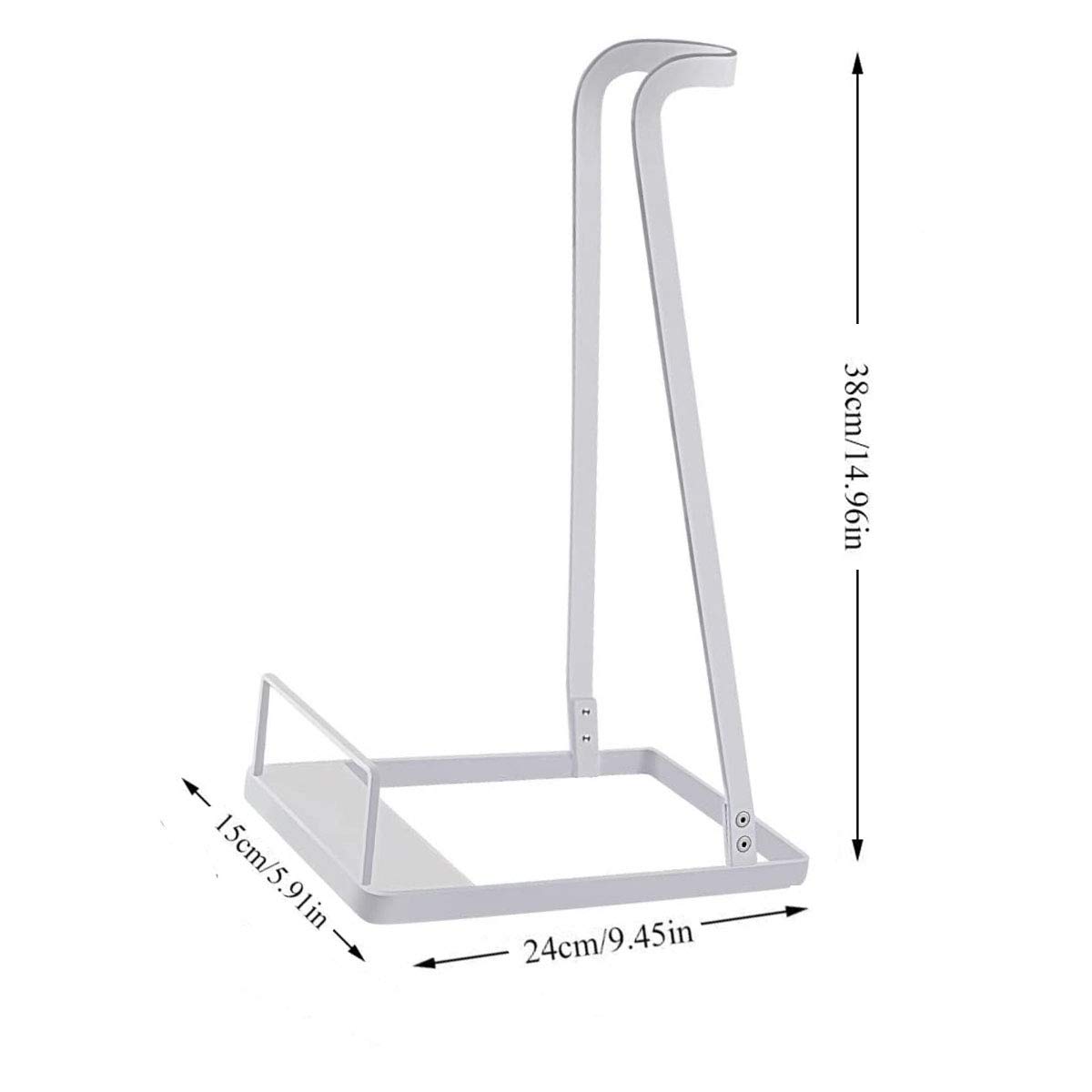 Organizers Vacuum Floor Stand for Dyson V6 V7 V8 V10,Handheld Vacuums Canister Vacuums and Rack Steel Support Lightweight Warehouse Storage Vacuum Stand (White)