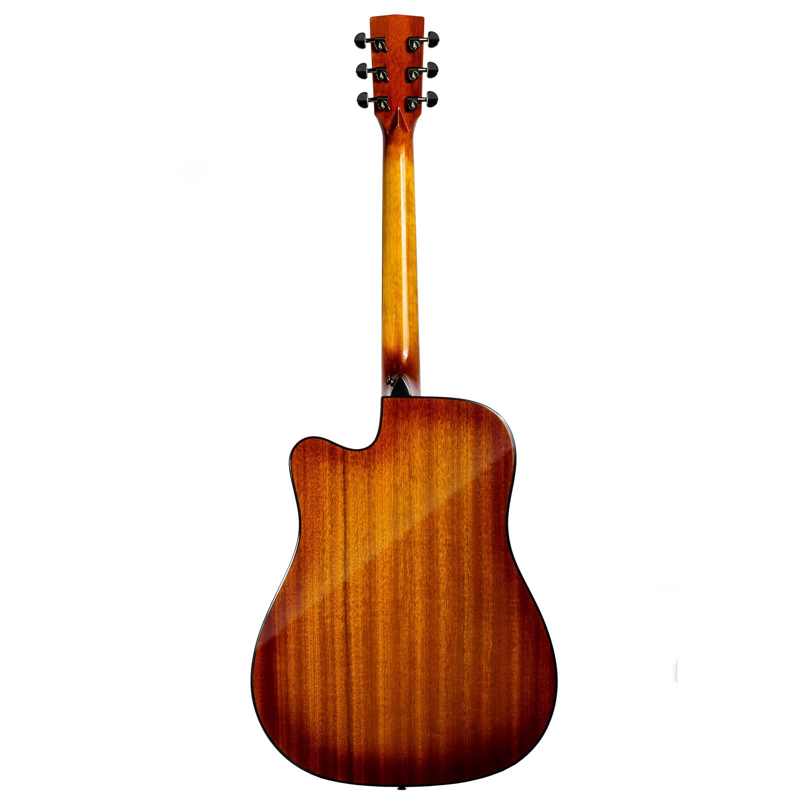 Topoworl 41 inch Acoustic Guitar Spruce Sapele Wood Guitar for Beginner Teens Adult with Guitar Strap Capo Pick Guard Plate S25G D Type Chamfer