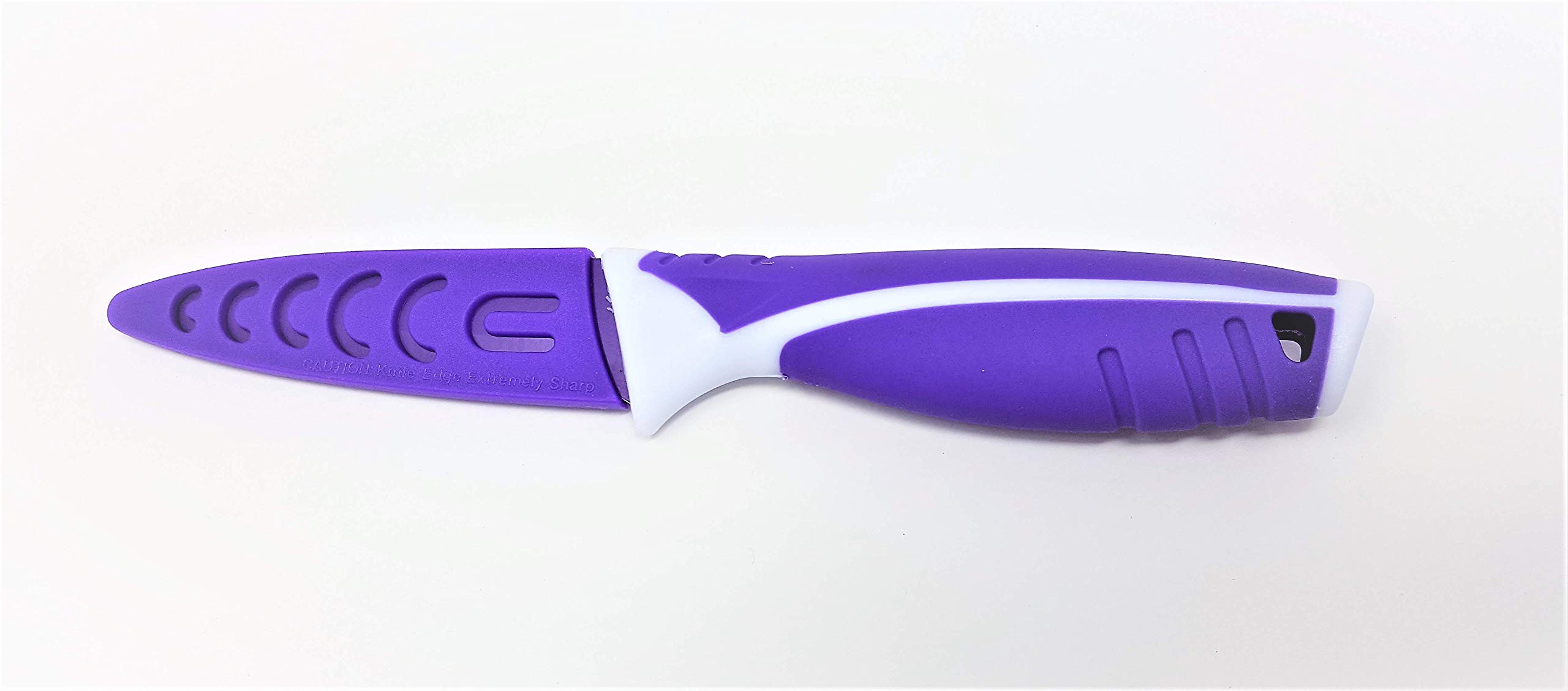 SimpleElegance by Ben&Jonah 3" Stainless Steel Paring Knife with Cover