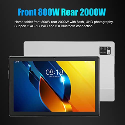 Tablet PC, 1920x1200 Kids Tablet Dual Camera 5G WiFi Call for 11 6GB 128GB 100240V (US Plug)