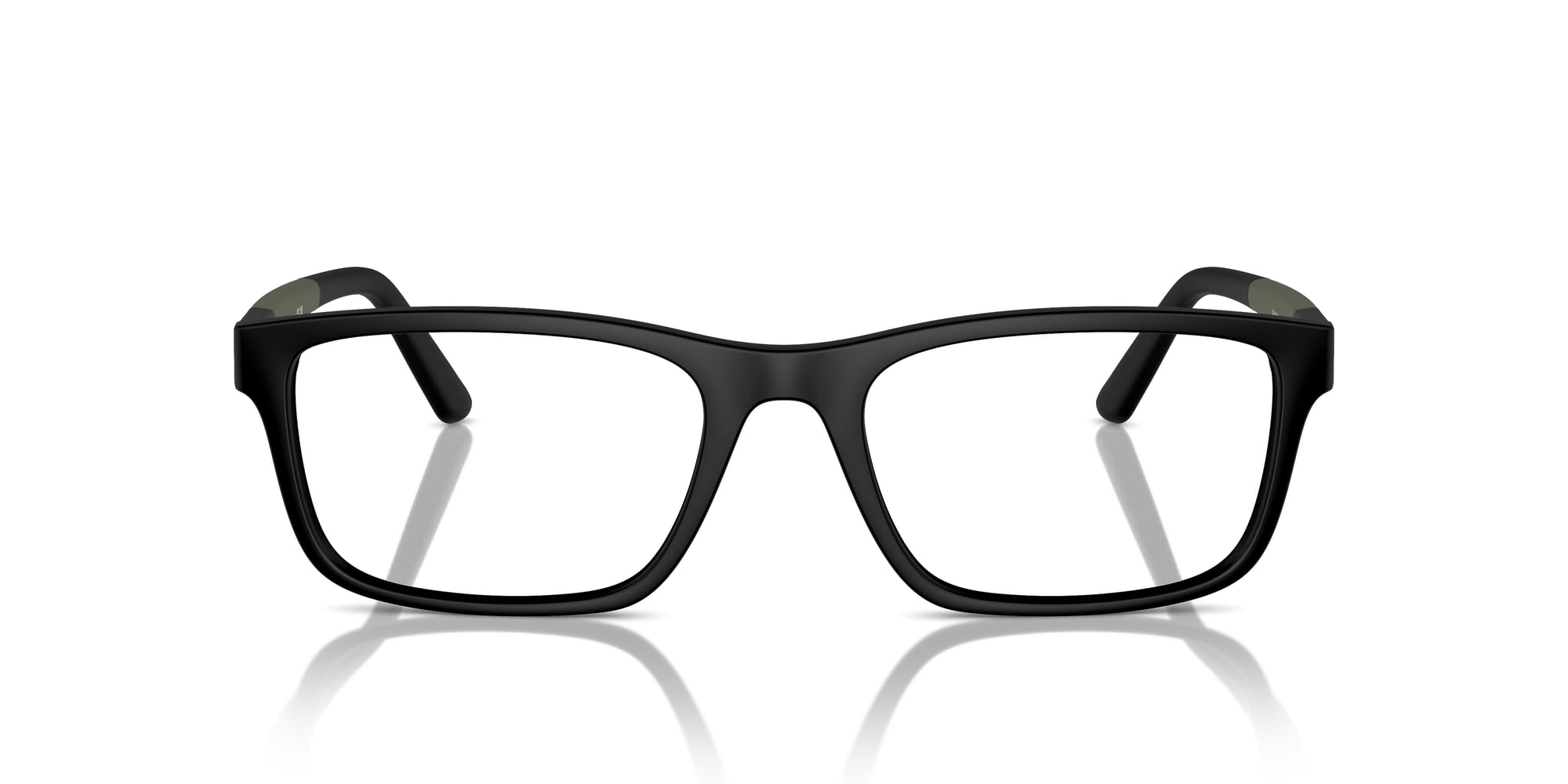 Polo Ralph Lauren Men's PH2212 Rectangular Prescription Eyewear Frames, Shiny Dark Havana/Demo Lens, 53 mm