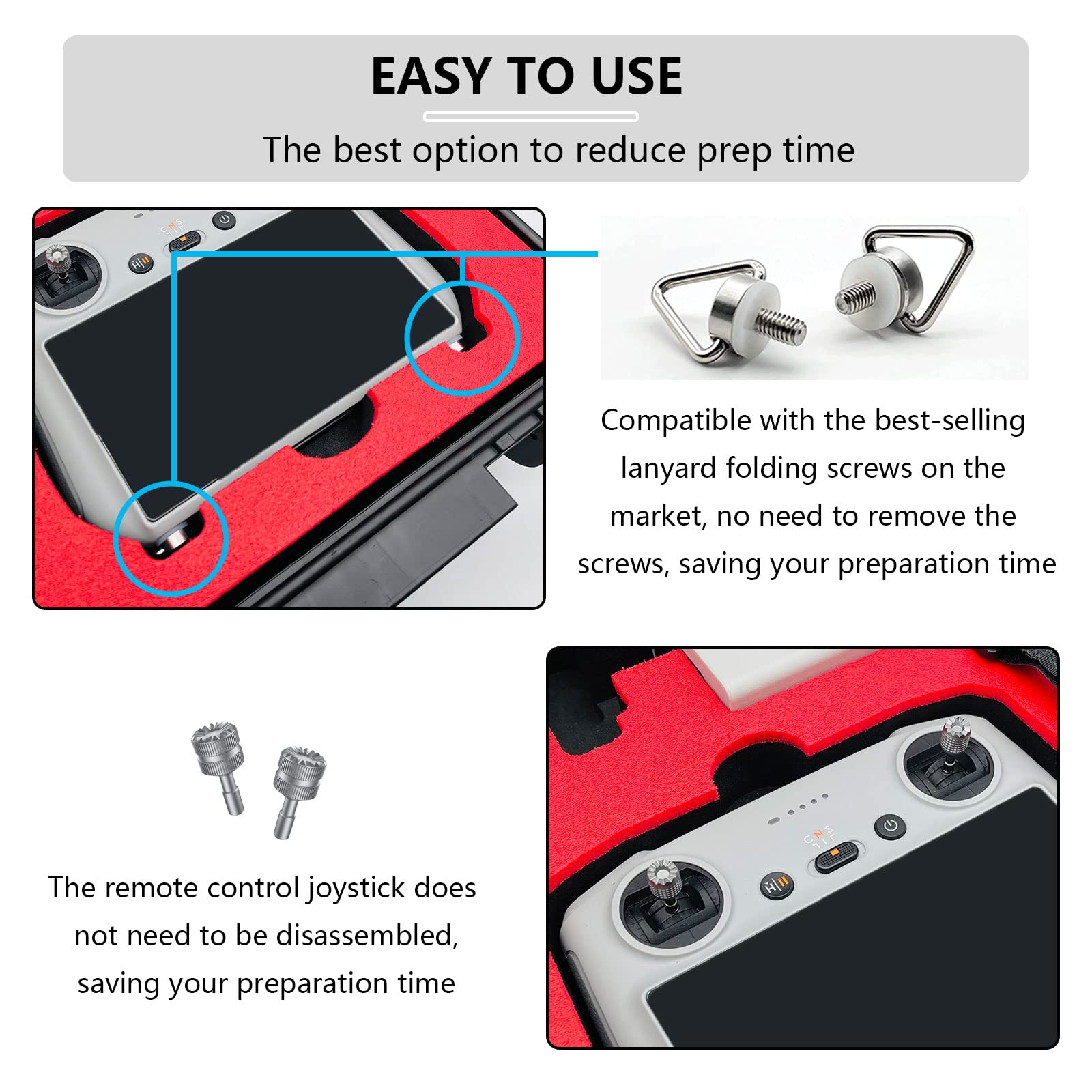 Waterproof Hard Case for DJI Mini 3 Pro, Double Layer Carrying Case for DJI Mini 3 Pro, DJI Mini 3 Large Capacity Case, Professional DJI Mini 3 Pro Accessories
