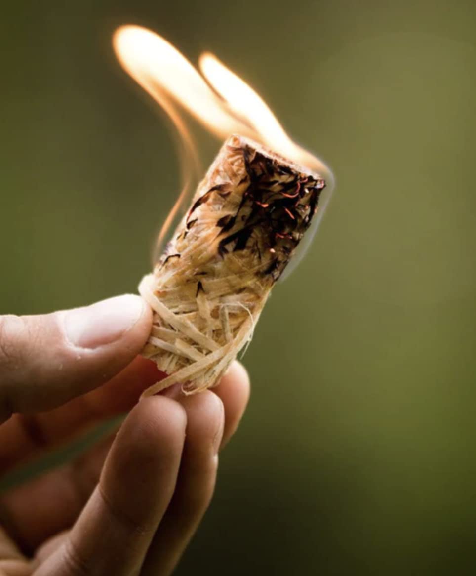 Wood Wool Fire Starter 50 Pack β Long Burn Time Up to 10 Minutes, Ideal Fire Starters for Campfires and Charcoal Starter β Made from Wood and Wax