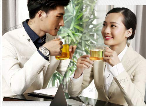 SAMADOYO High Grade Glass Tea Cup Home or Office Teacup W/t 304# Stainless Steel Infuser & Lid Borosilicate Glass SAMA S049A S050A (S050A-500ML)