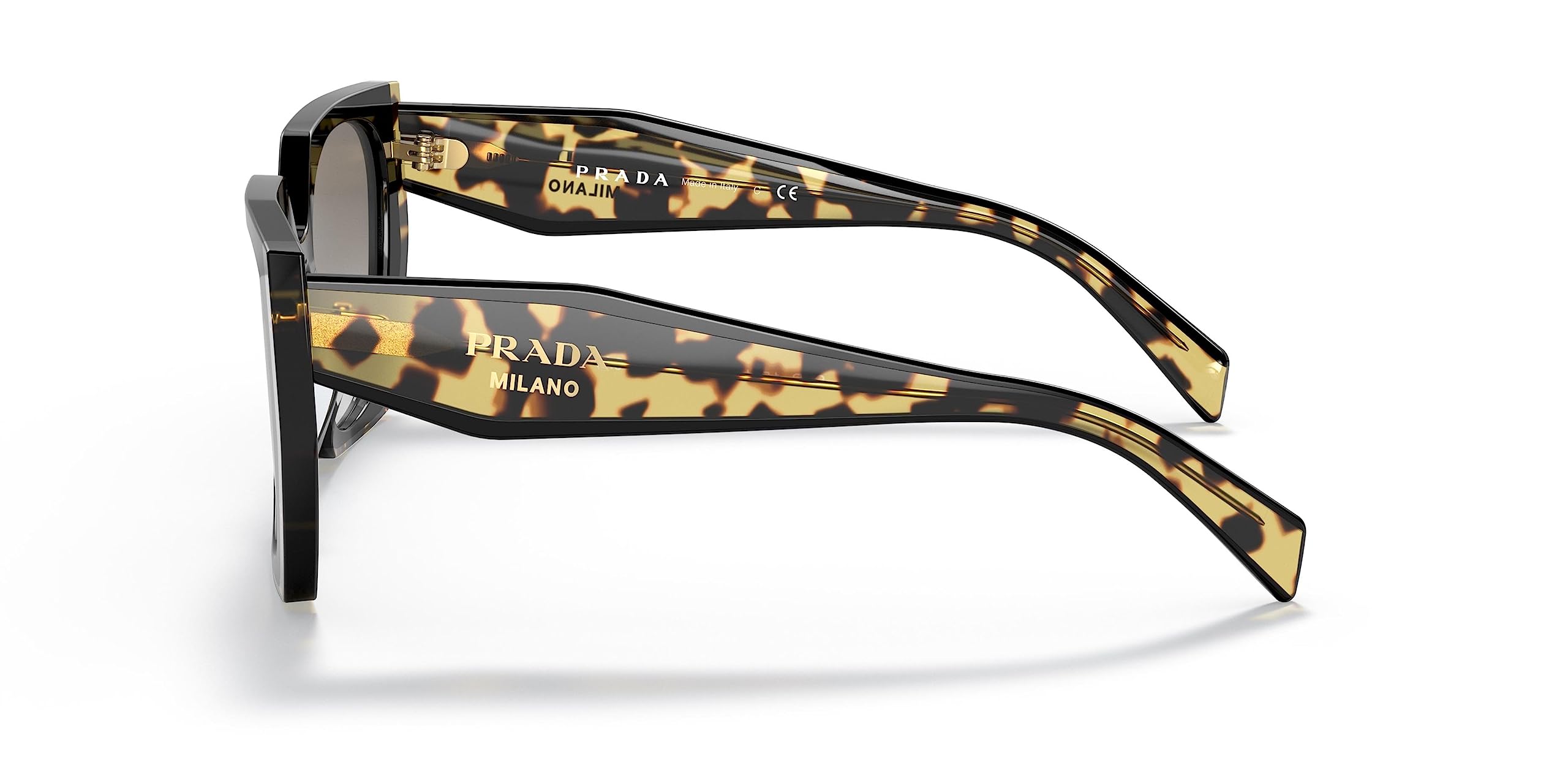 Prada PR 15WS Women's Sunglasses Black/Medium Tortoise/Grey Gradient 54