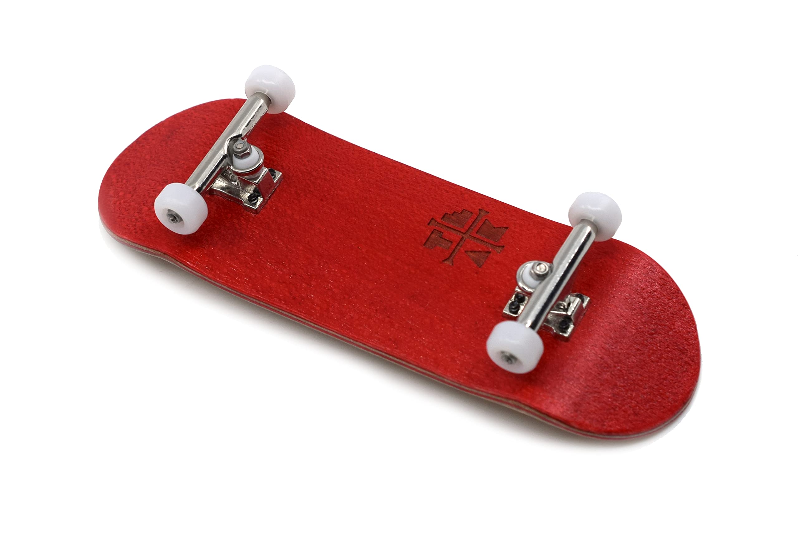 Teak Tuning Prolific Complete 32mm Fingerboard with Prodigy Trucks - Pre-Assembled - The Crimson Classic Edition - Upgraded Components, Pro Board Shape and Size, Bearing Wheels, and Locknuts