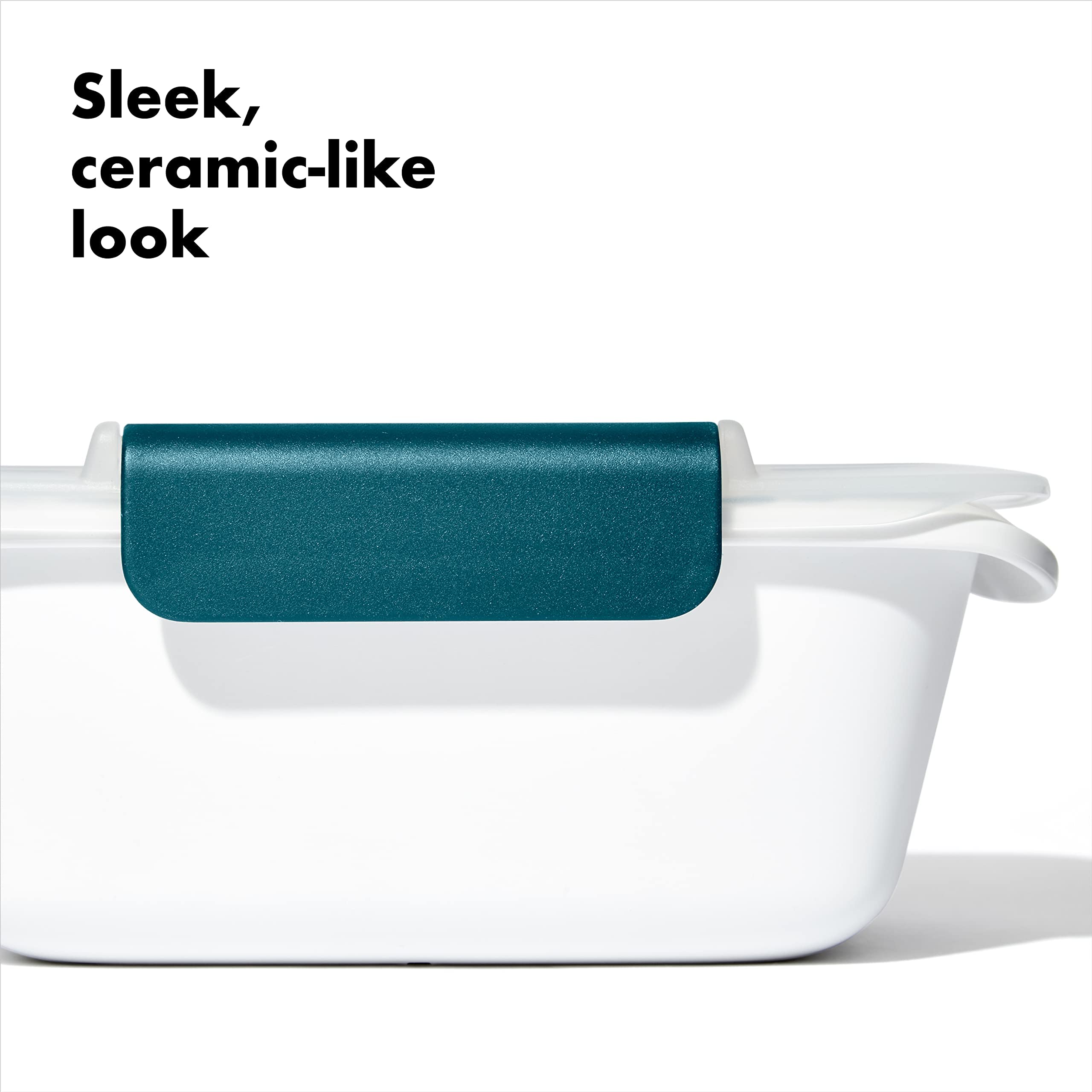 OXO Good Grips Prep & Go 3.3 Cups/0.78 L Container | Leakproof Food Storage | Ideal for leftovers and snacks |BPA Free|Microwave Safe | Dishwasher Safe | Freezer Safe | Odor and Stain Resistant, White