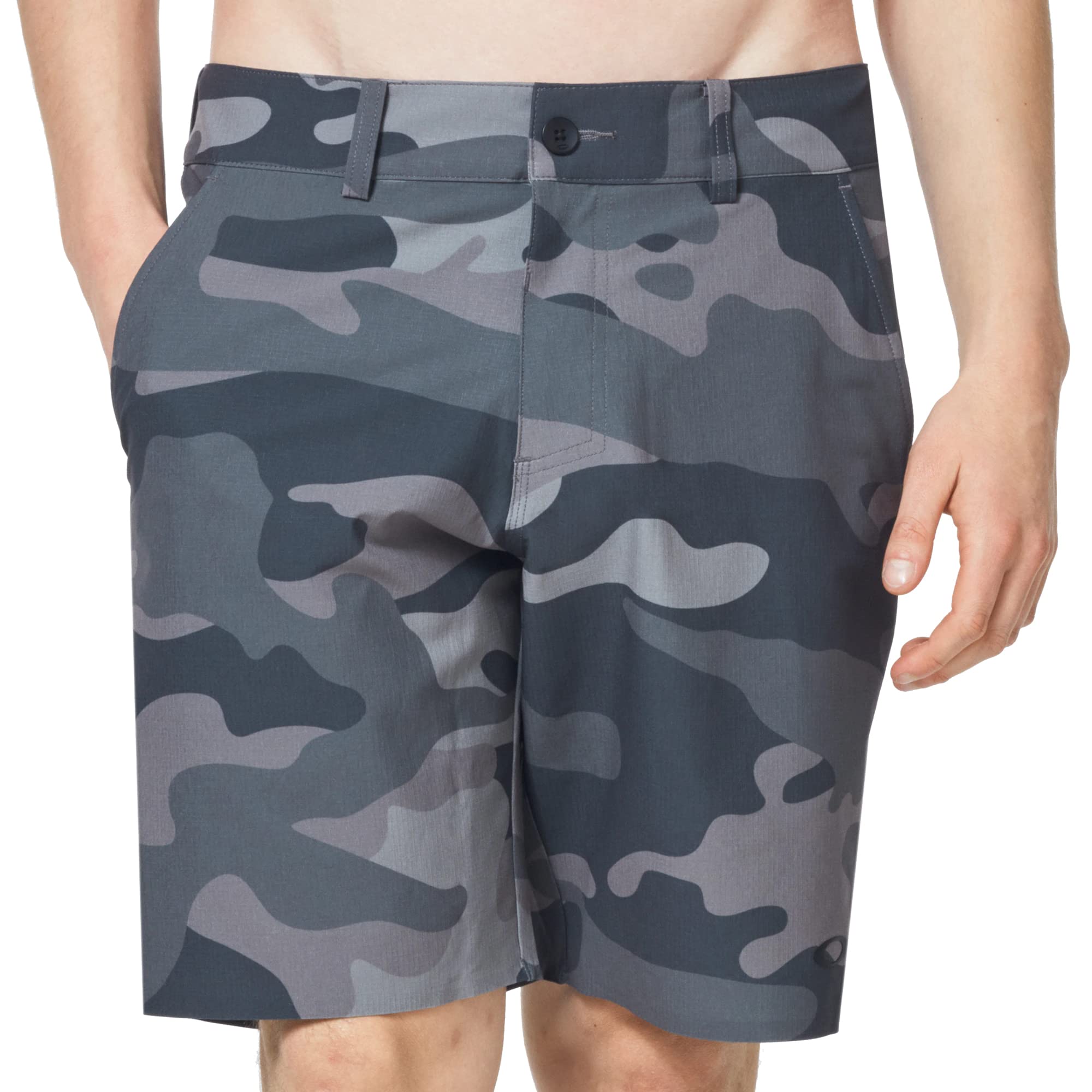 Oakley Men's Hybrid Camo Short 19, Grey Camouflage, 32