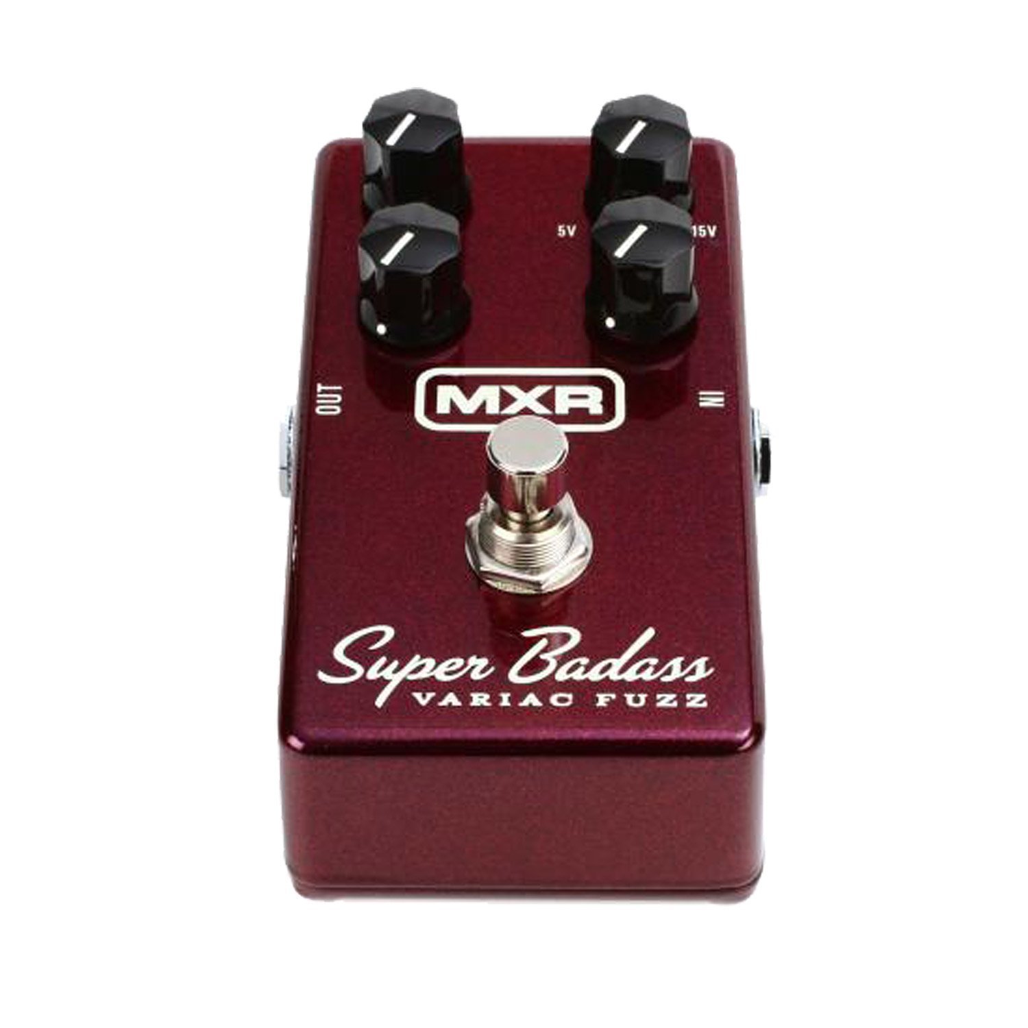 MXR M236 Super Badass Variac Fuzz Distortion Effects Pedal BUNDLE w/ 2 Patch Cables and Dunlop PVP101 Pick Pack