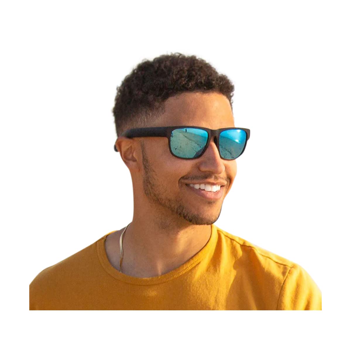 ViceRays Sunglasses for Men & Women, sunglasses with Polycarbonate Lenses โ UV 400 Protective Sunglasses For Both Men and Women, Shatter Resistant Mirrored Lens (Stone Blue)