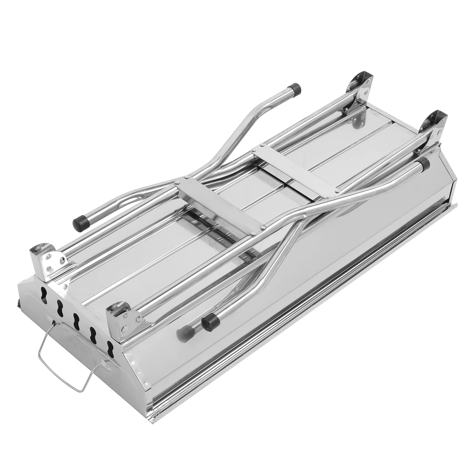 Mini Portable Stainless Steel Grill Portable Folding Charcoal Grill Outdoor BBQ for Camping, Picnics, Backyard Barbecues, Easy Setup, Storage Portable Charcoal Grill for Camping 100 x 31 x 71cm