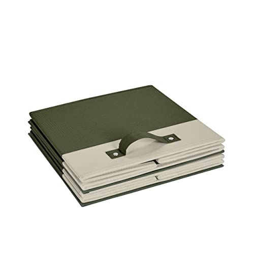 RiverRidge Kids 2pc 10.5in Two-Tone Folding Storage Bin Set - Olive
