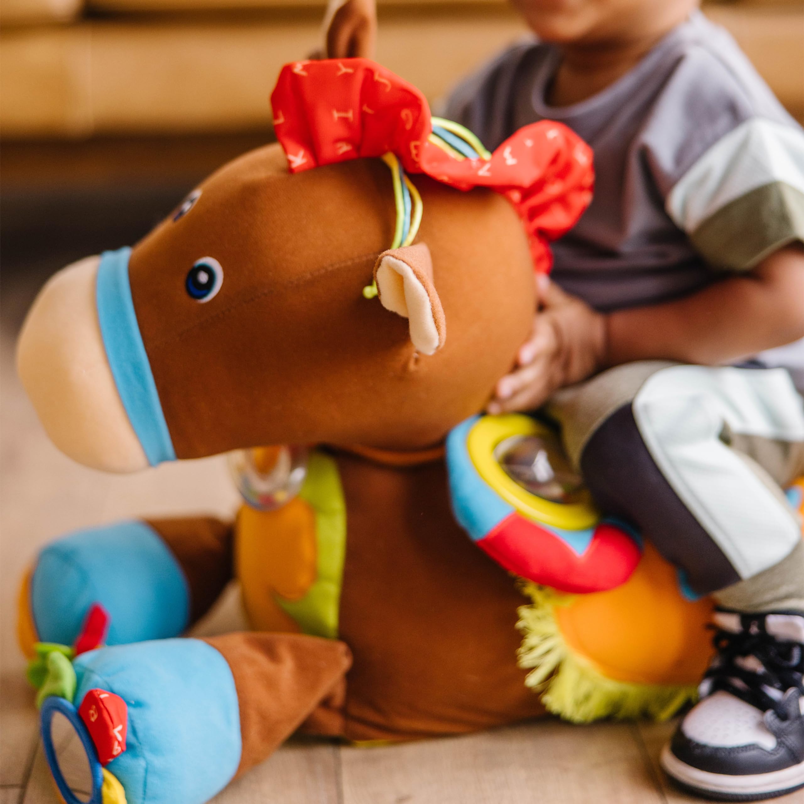 Melissa & Doug Giddy-Up and Play Baby Activity Toy - Multi-Sensory Horse