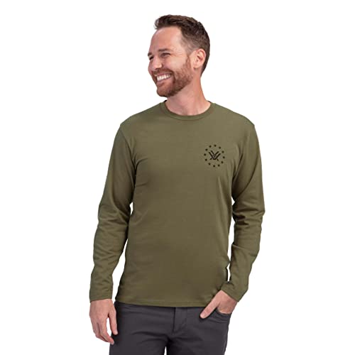 Vortex Optics Salute Long Sleeve Shirts (Military Heather, X-Large)