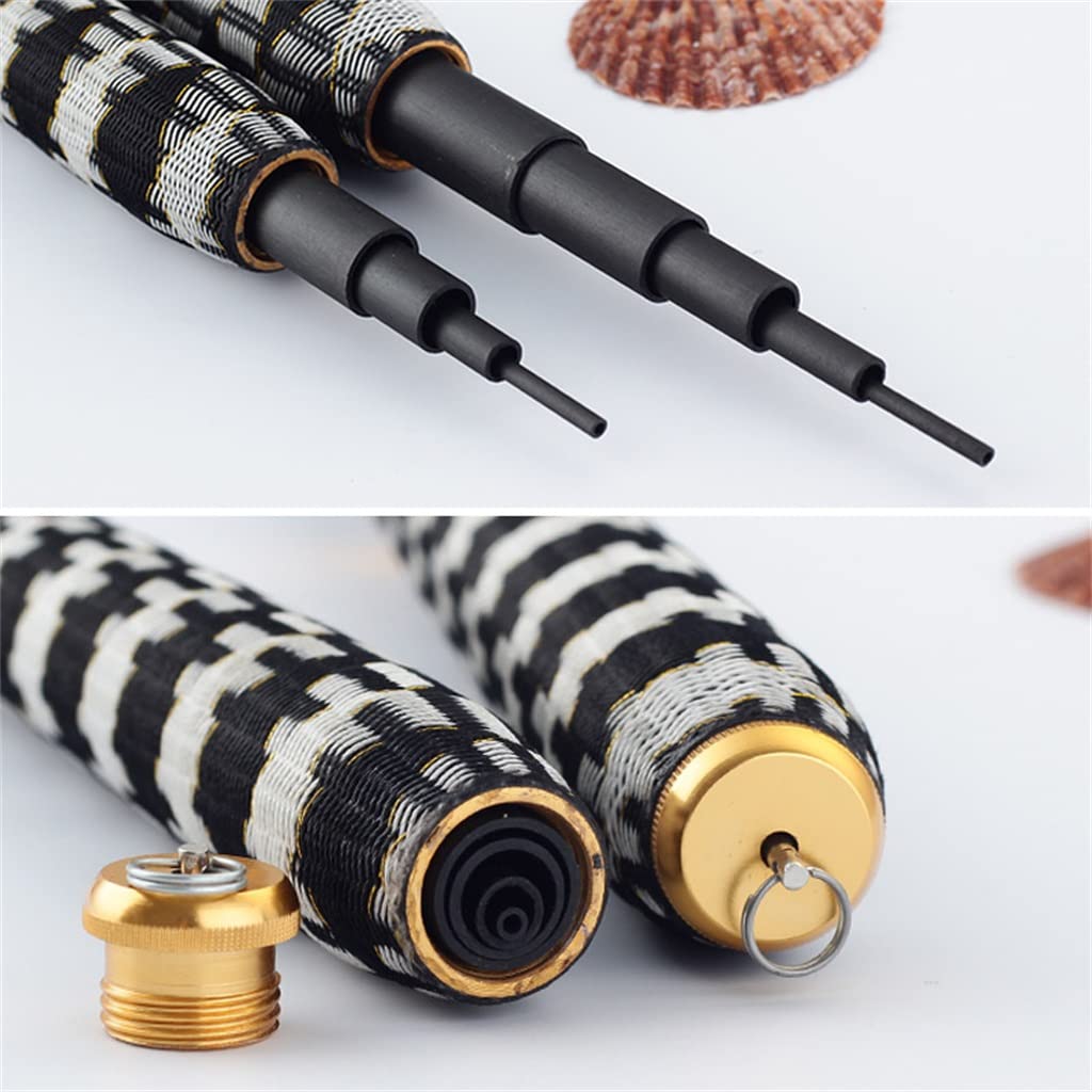 Telescopic Carbon Fiber Super Hard Light Carp Fishing Pole Stream Fishing Rod Hooks ( Color : D , Size : 3.9m )