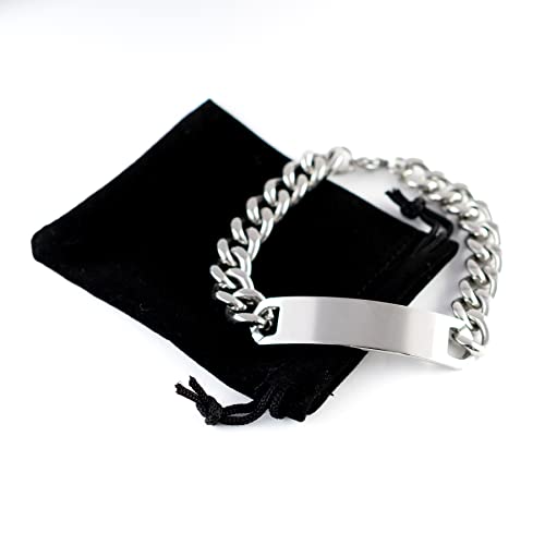 Teller Gifts For Colleagues, Keep Calm or I Will Use My Teller, Cool Teller Cuban Chain Bracelet, Engraved Bracelet From Friends, , Unique teller gifts, Unique bank teller gifts, Unique gift for
