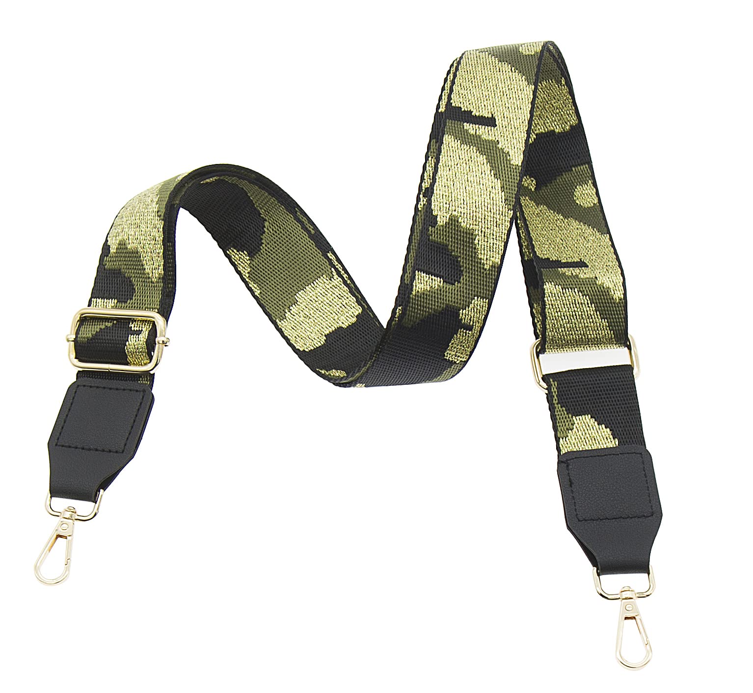 UEOE Wide Shoulder Strap Purse Straps Replacement Crossbody Handbag Straps Adjustable (Camo-Green)