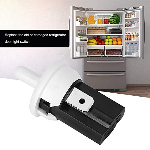 wendeekun Refrigerator Door Light Switch Refrigerator Light Components Momentary Open Normal Closed Materials/Strong and