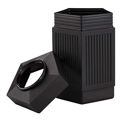 Safco Canmeleon Garbage Can for Indoor and Outdoor Use, Durable & Weather-Resistant Trash Receptacle, 30 Gallons