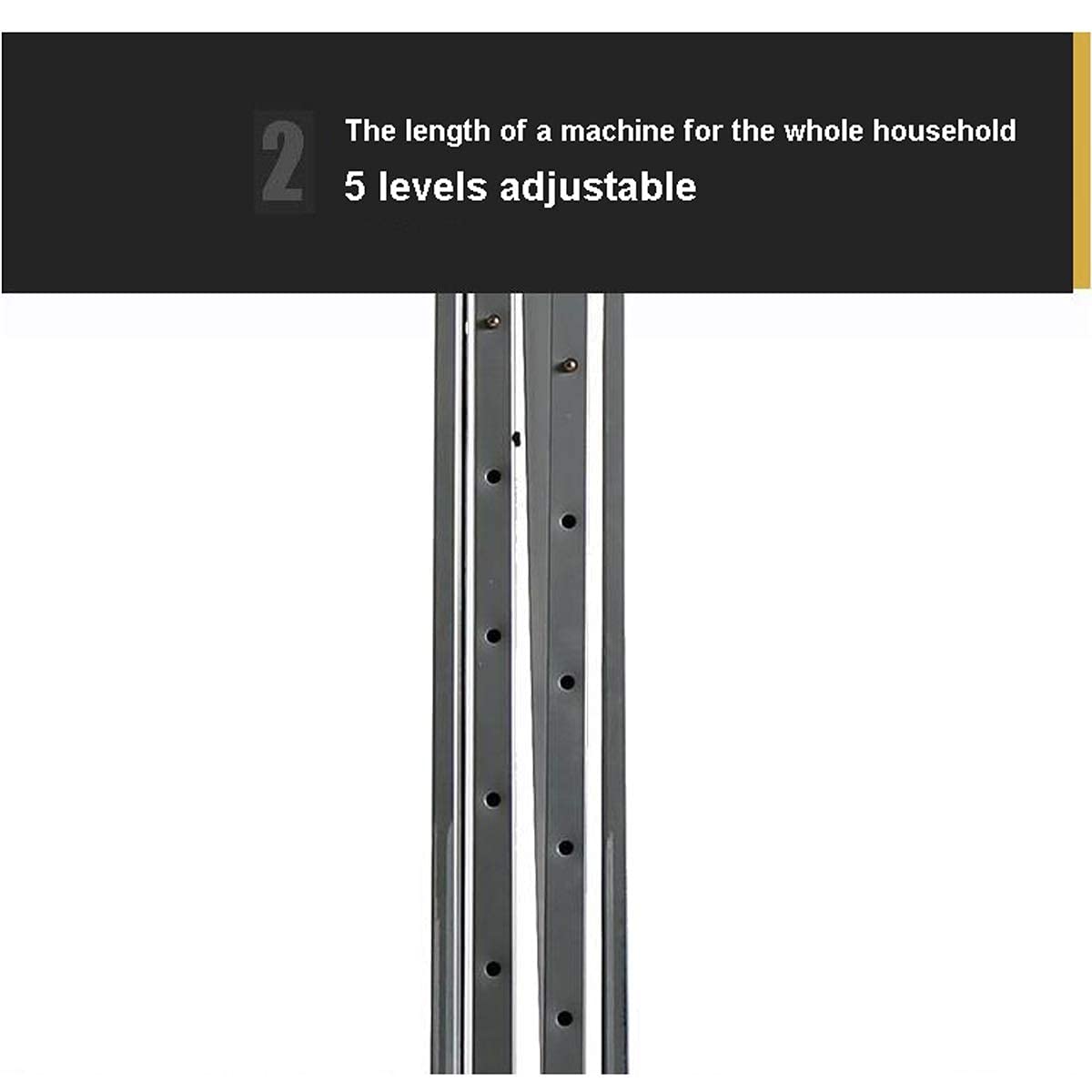 Vertical Climber Exercise Machine Adjustable Fitness Exercise Step Climber for Whole Body Cardio Workout Training with Anti-Slip Pedal