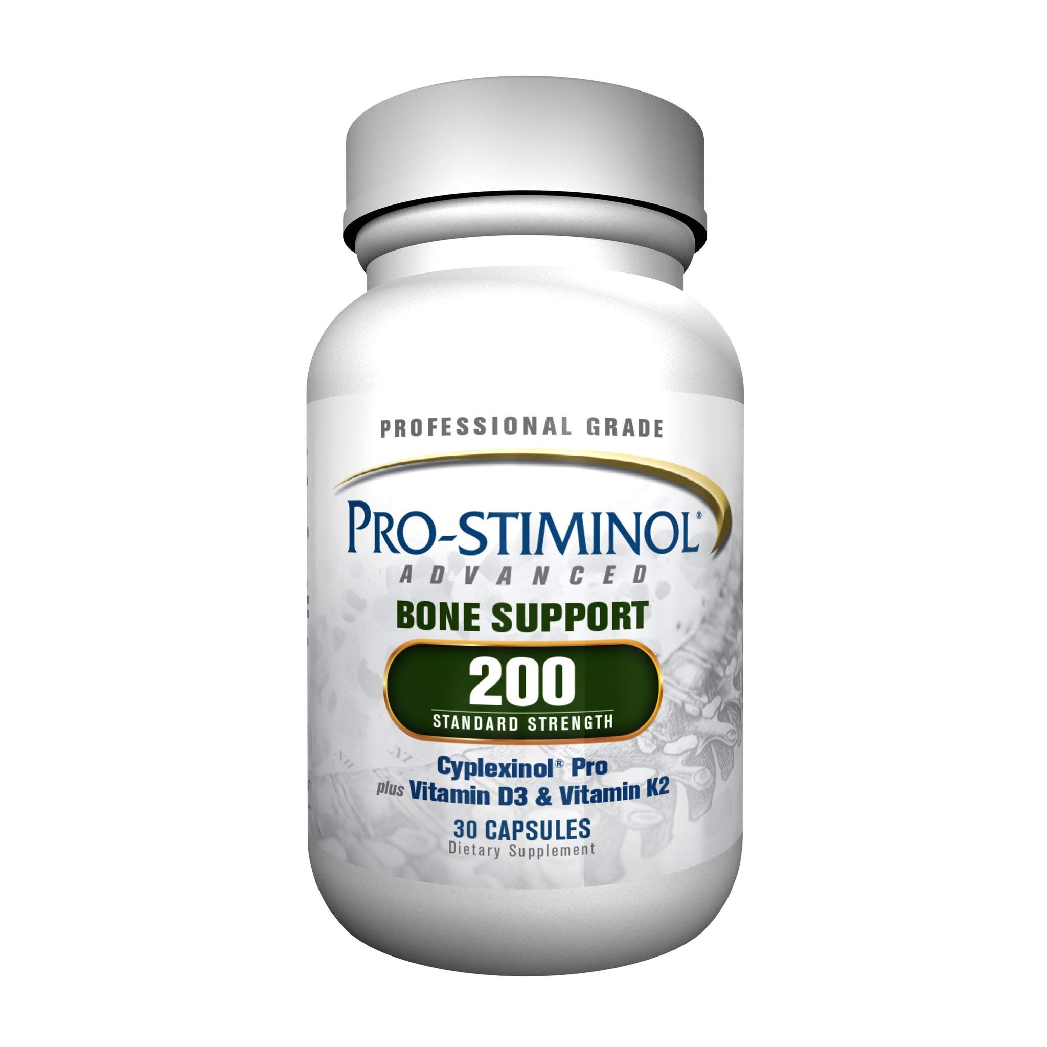 Pro-Stiminol Advanced 200 mg (30 Capsules), Bone Strength Supplement, Cyplexinol Pro Special Formula to Support a Healthy Bone Tissue, with Vitamins D3 and K2