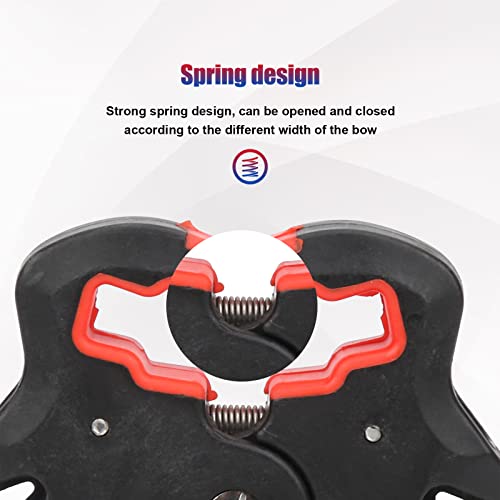 SOONALL Archery Bow Stand, Mini Portable Bow Kickstand, Composite Pulley Bow Bracket, Rubber Archery Holder Stand, Compound Bow Kick Stand for Outdoor Hunting