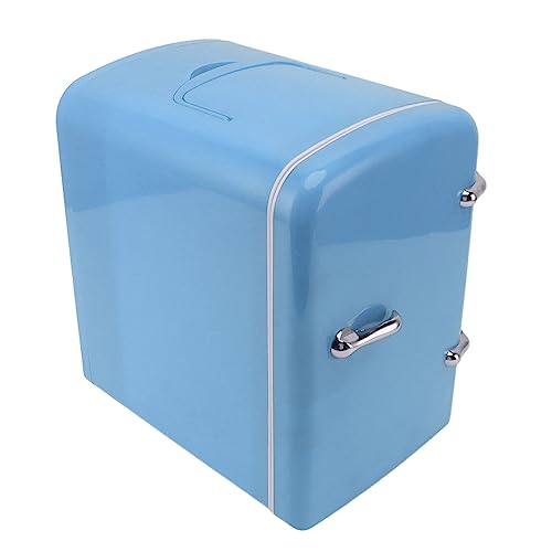 Ozgkee Mini Fridge 4L Portable Cooler Warmer Personal Refrigerator Includes DC12V Car Plug for Skin Care Beverage AC100‑240V (US Plug)