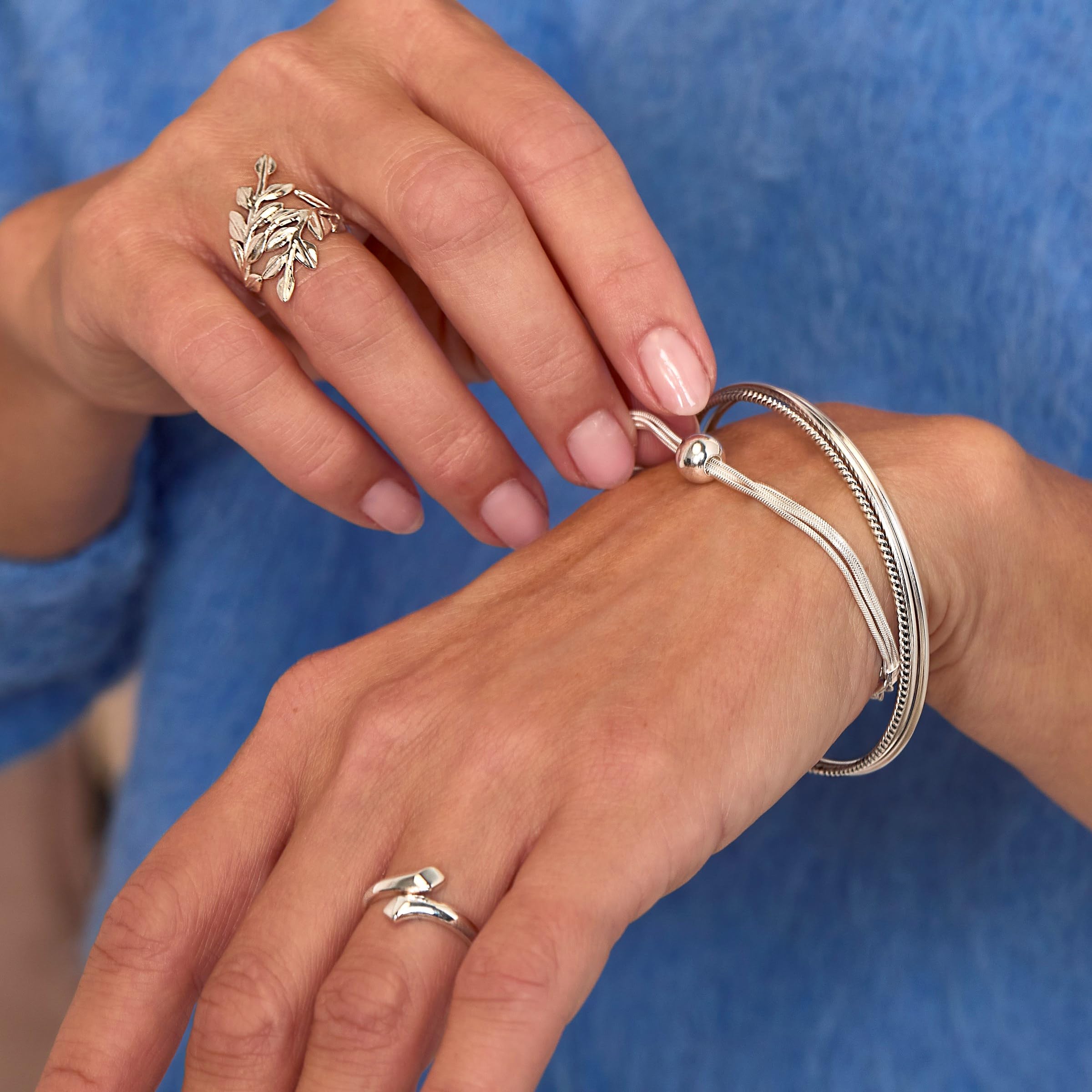 Silpada ‘Thoreau’ Sterling Silver Chain Bracelet, 6.5” + 1.5”