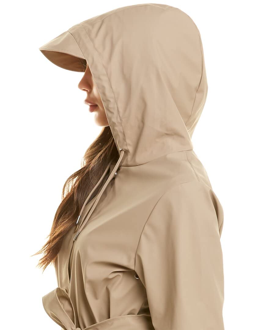 RAINS Women's Belt Jacket - Off White - XXS/XS