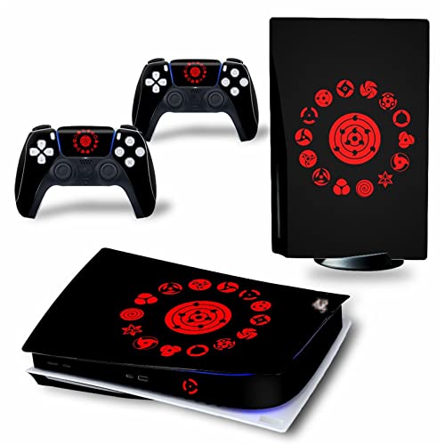 Top factory BUCEN for PS5 Skin Disc Edition & Digital Edition Console and Controller Vinyl Cover Skins Wraps Scratch Resistant, Compatible 46843 Anti Scratch (Size : Digital Edition)