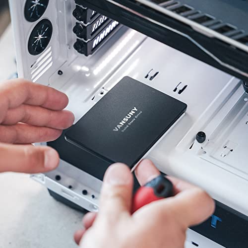 Vansuny 120GB SATA III SSD Internal Solid State Drive 2.5β Internal Drive Advanced 3D NAND Flash up to 450MB/s SSD Hard Drive for PC Laptop