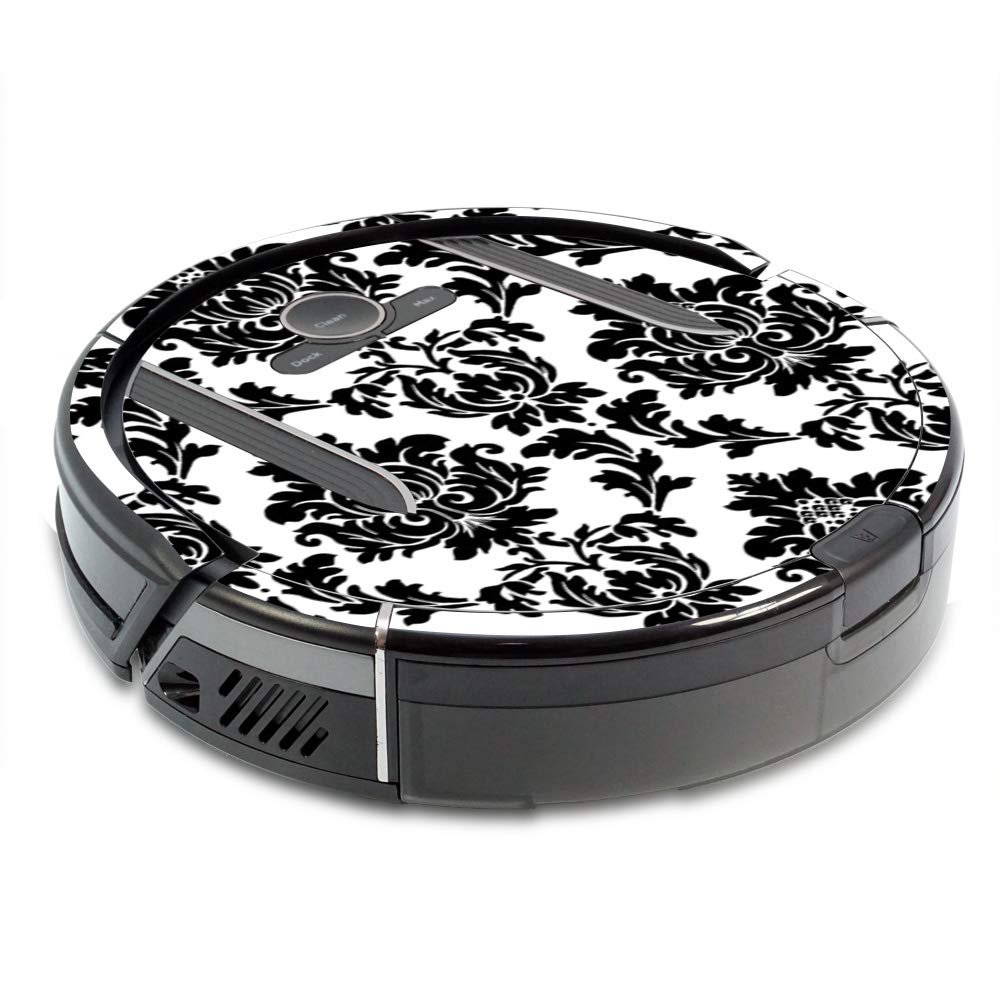 MightySkins Skin Compatible with Shark Ion Robot R85 Vacuum Minimum Coverage - Vintage Damask | Protective, Durable, and Unique Vinyl wrap Cover | Easy to Apply, Remove | Made in The USA