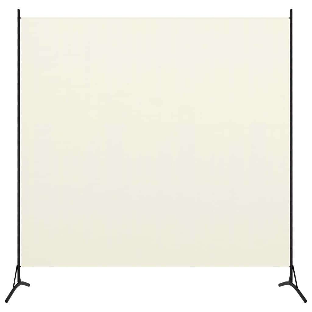 Natulvd Single-Panel Room Divider, Fabric Room Separation Screen for Partition Privacy, Freestanding Wall Divider for Office Classroom Room Studio Conference - White