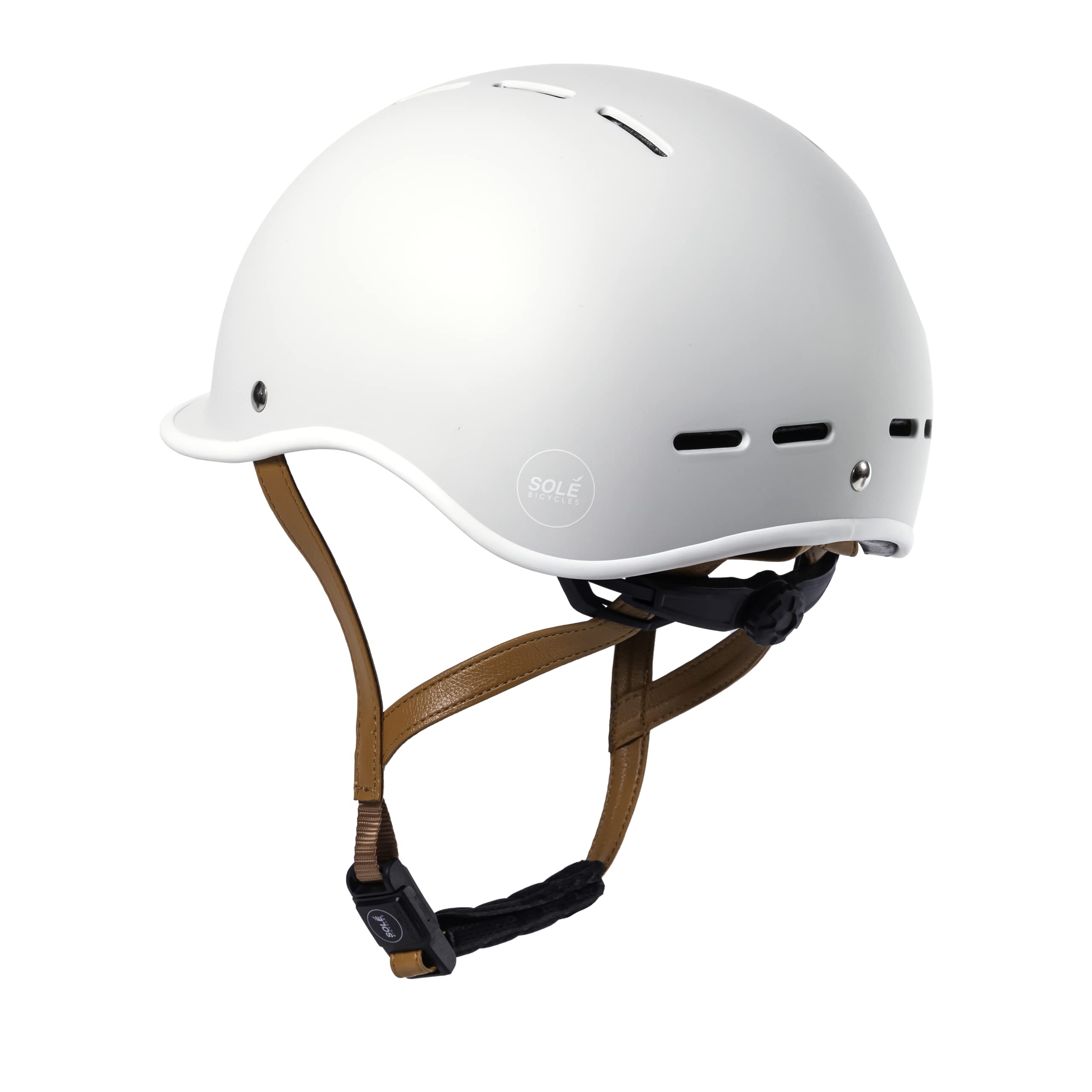 Solé Adult Bike Helmet, Exposition Series, Frost, Small/Medium