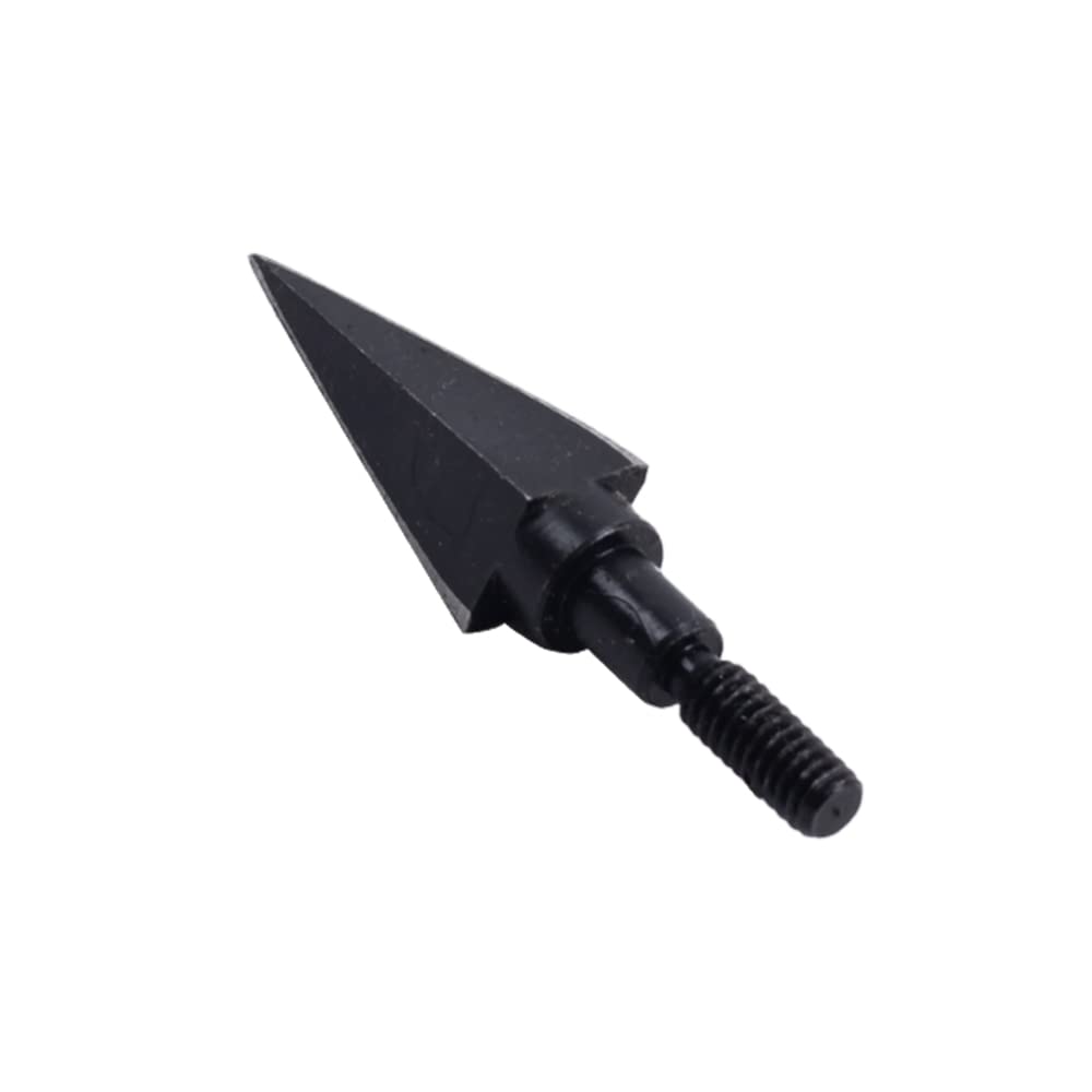 SOPOGER Archery Broadheads 125 Grain Traditional Hunting Broad Heads 3 Blades Screw-in Arrow Heads Arrow Tips for Compound Bow Recurve Bow (6 Pack) (100 Grain-A)