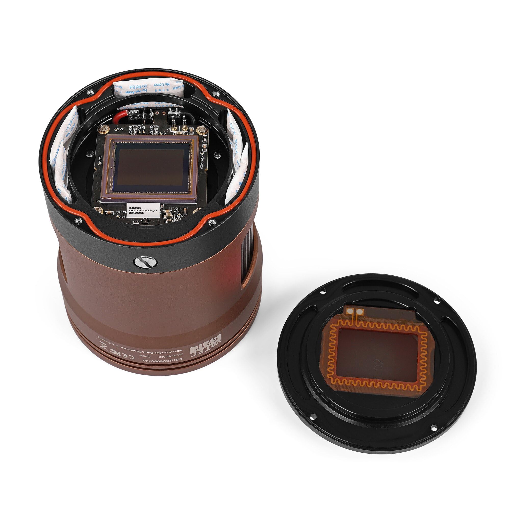 Omegon Premium Astro Camera veTec 571 C, Colour Sensor Cooled with 2 inch Thread and USB 3.0, Professional Accessories for Telescopes/Astrophotography