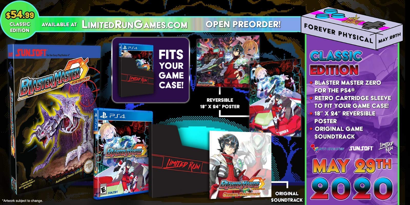 PS4 Limited Run #345: Blaster Master Zero Classic Edition