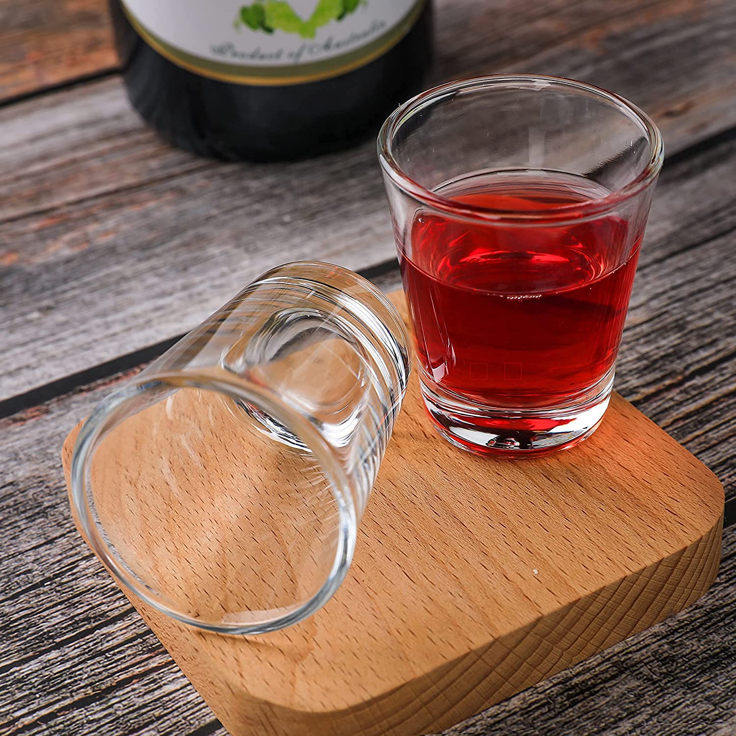 SuproBarware Shot Glass Set of 36 Heavy Base Shot Glass Bulk 2 oz Plus Measured Liquor Bottle Pourers 12Packs β 1oz/30ml